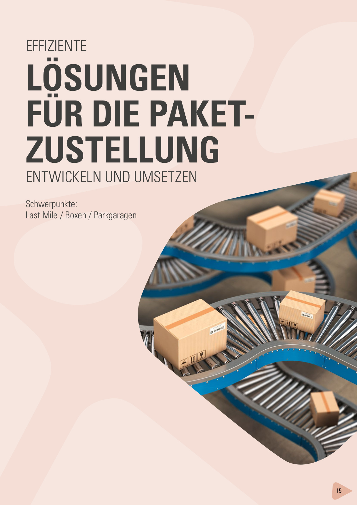 Effiziente Lösungen für die Paketzustellung entwickeln und umsetzen ...