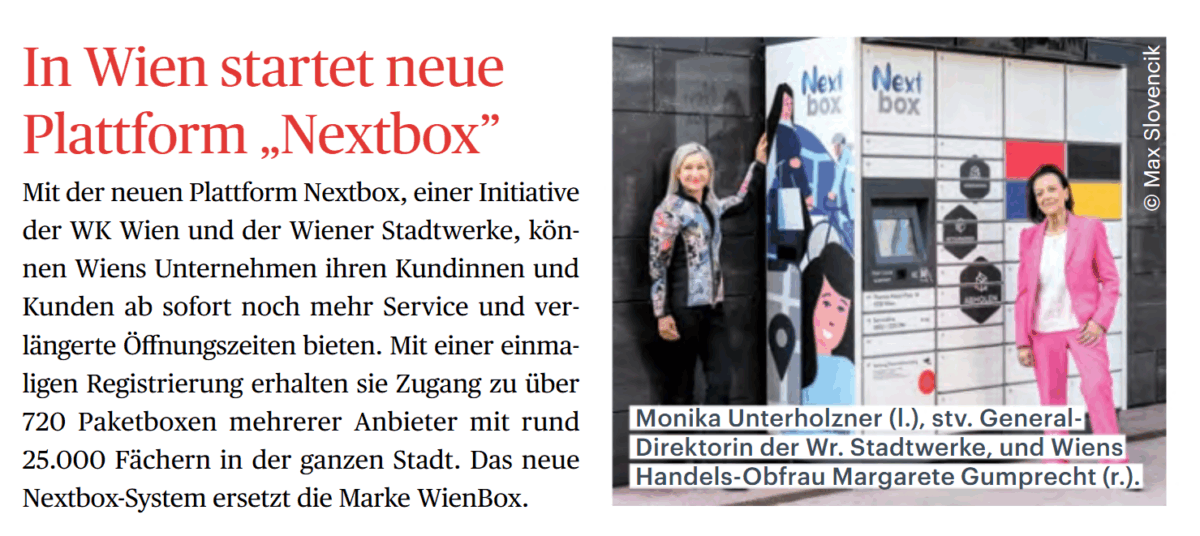 Die neue Plattform Nextbox - Logistik 2030+